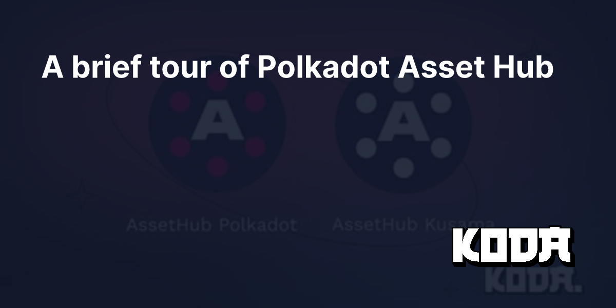 A brief tour of Polkadot Asset Hub | Generative Art Marketplace